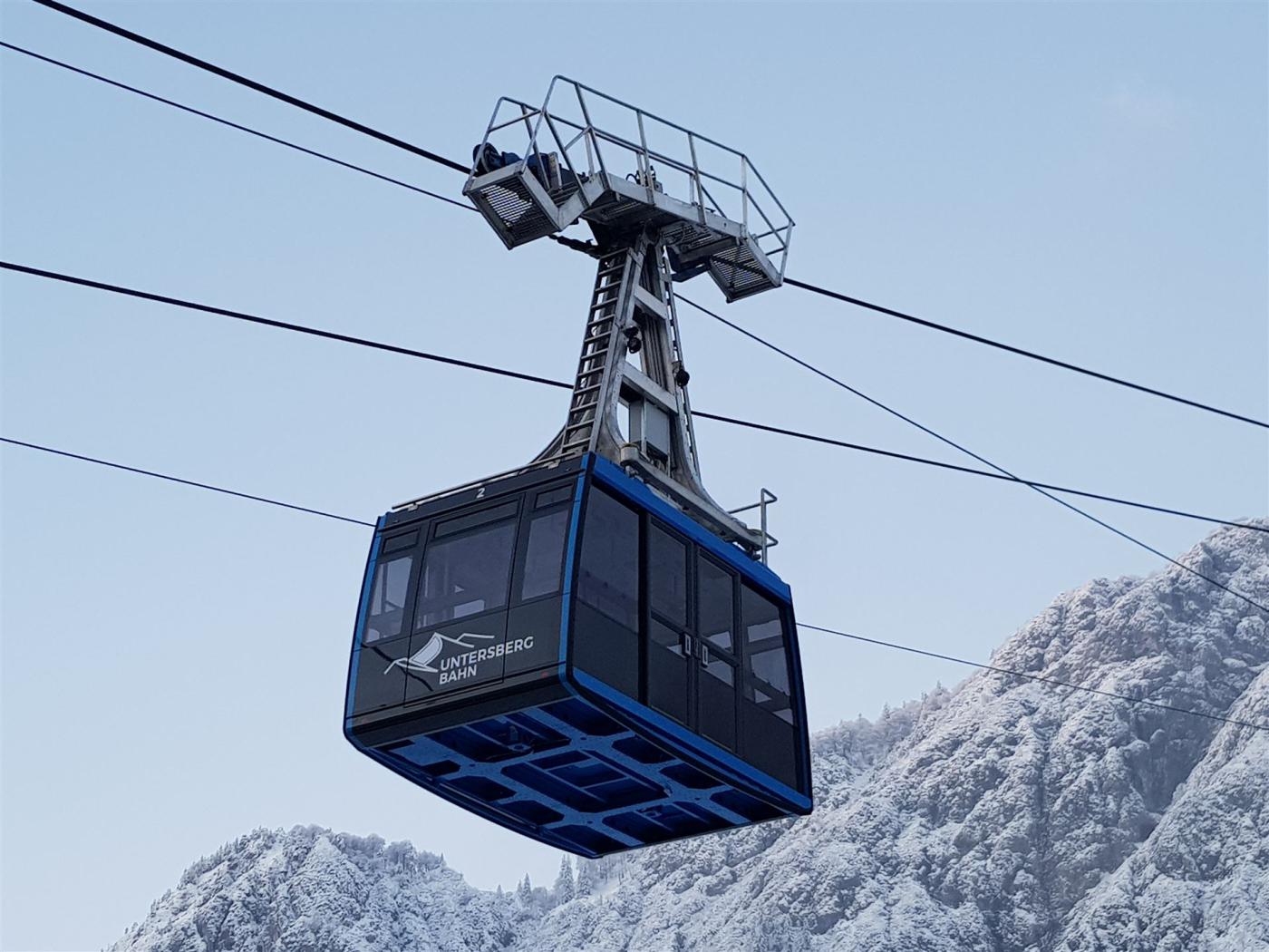 Mit der Seilbahn auf den Untersberg